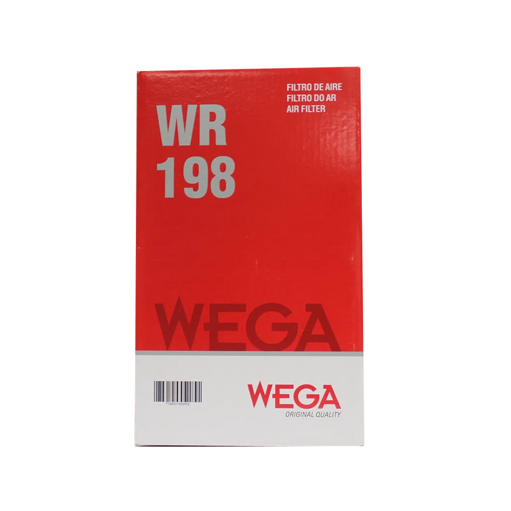 Filtro de Ar do Motor WR198 - WEGA